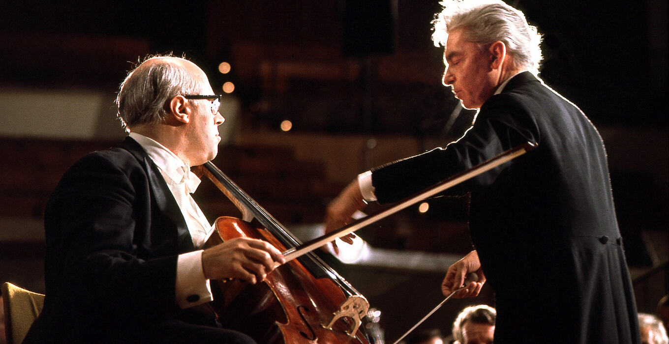 Herbert von Karajan y Mstislav Rostropóvich con «Don Quijote» de Strauss | Digital Concert Hall